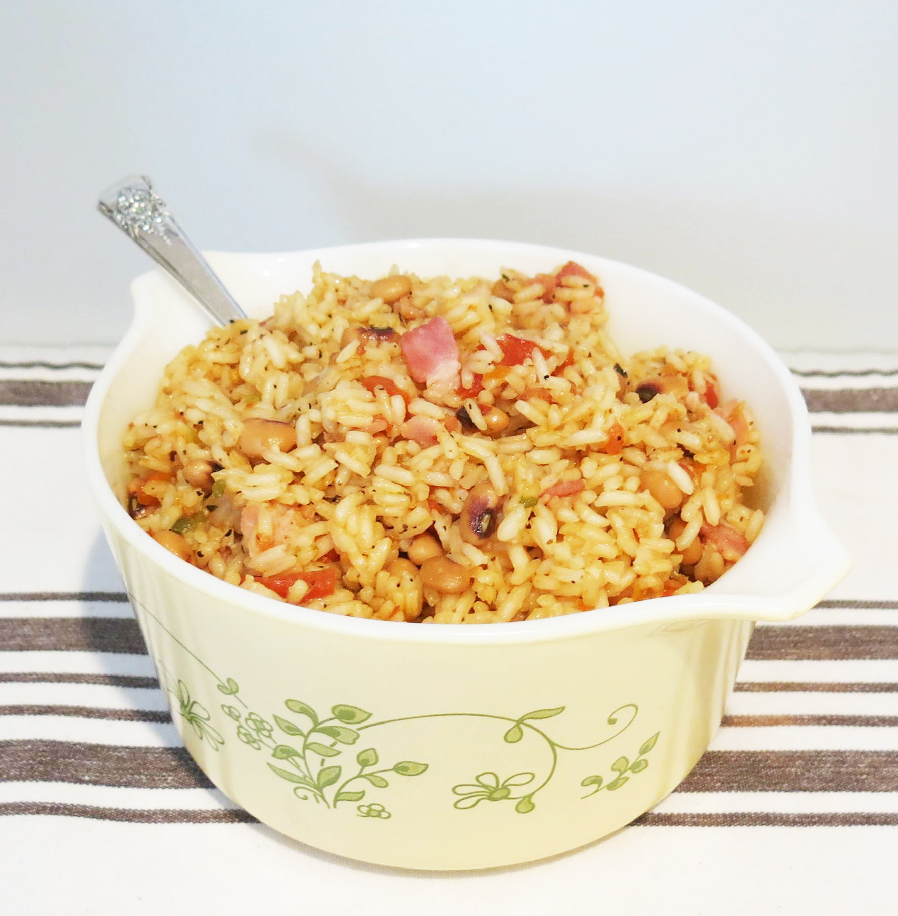 Sharon's Simple and Succulent Peas & Rice - Margaret Holmes