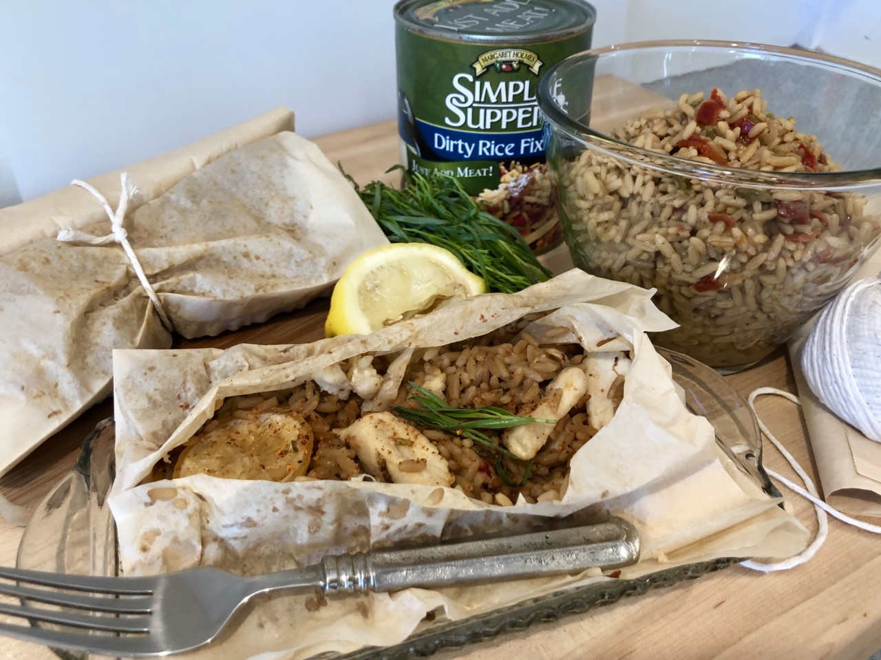 Dirty Rice & Chicken Parcels - Margaret Holmes